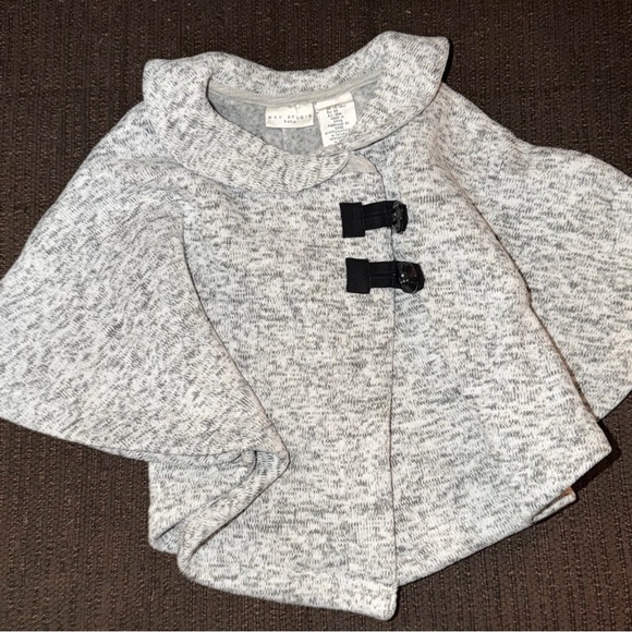Max Studio | Jackets & Coats | Max Studio Gray Kids Cape With Black ...